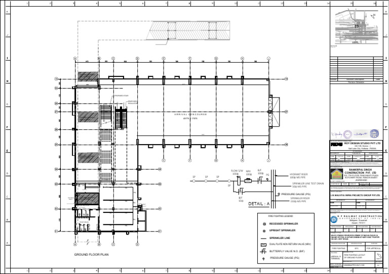 Ground Floor Fire Fighting Layout. | PDF