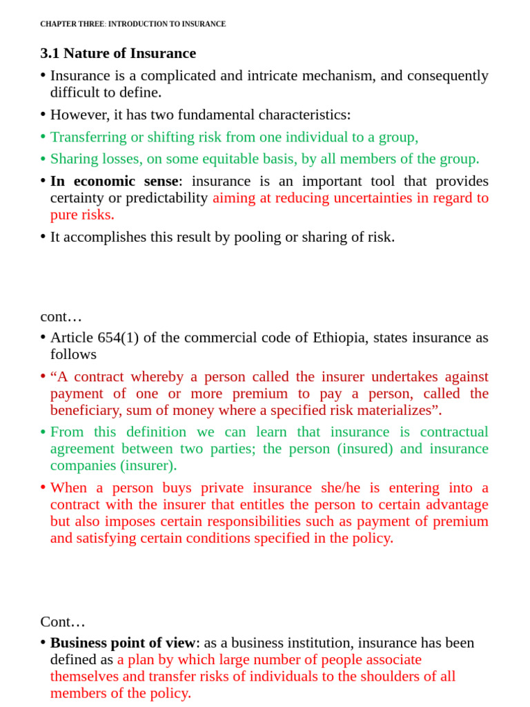 ch-3 Risk Management | PDF | Insurance | Loans