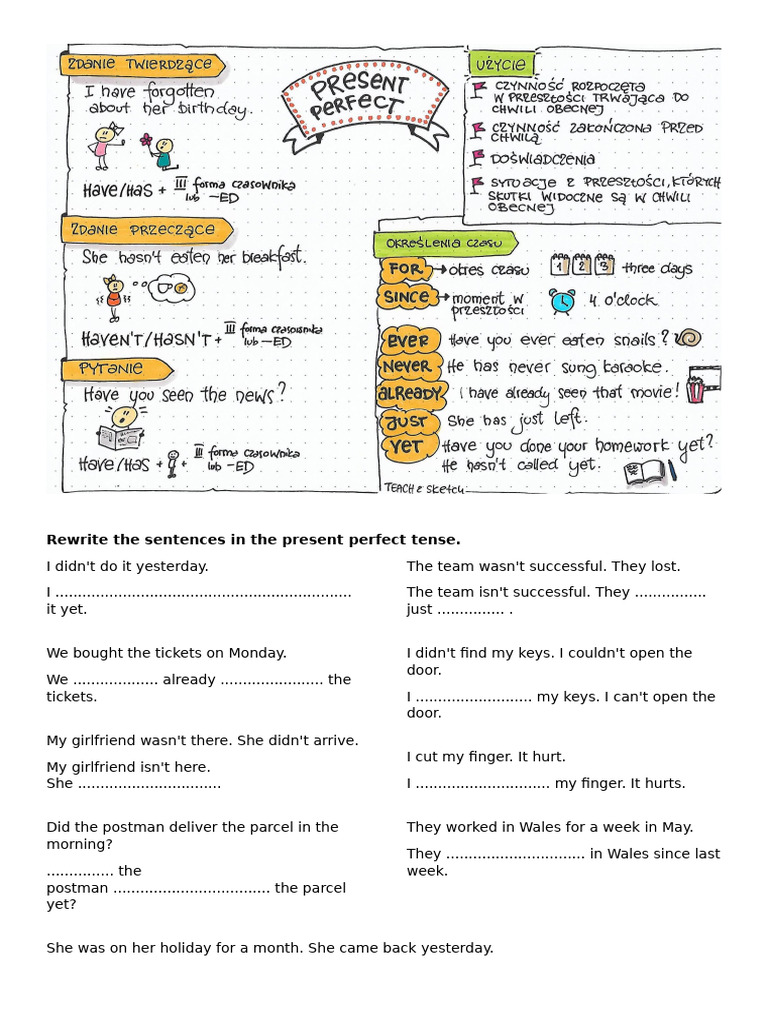 Present Perfect | PDF | Linguistics | Grammar