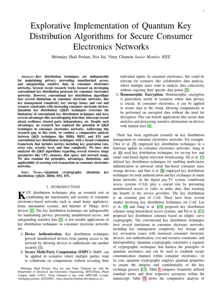 Explorative Implementation Of Quantum Key Distribution Algorithms Pdf Cryptography