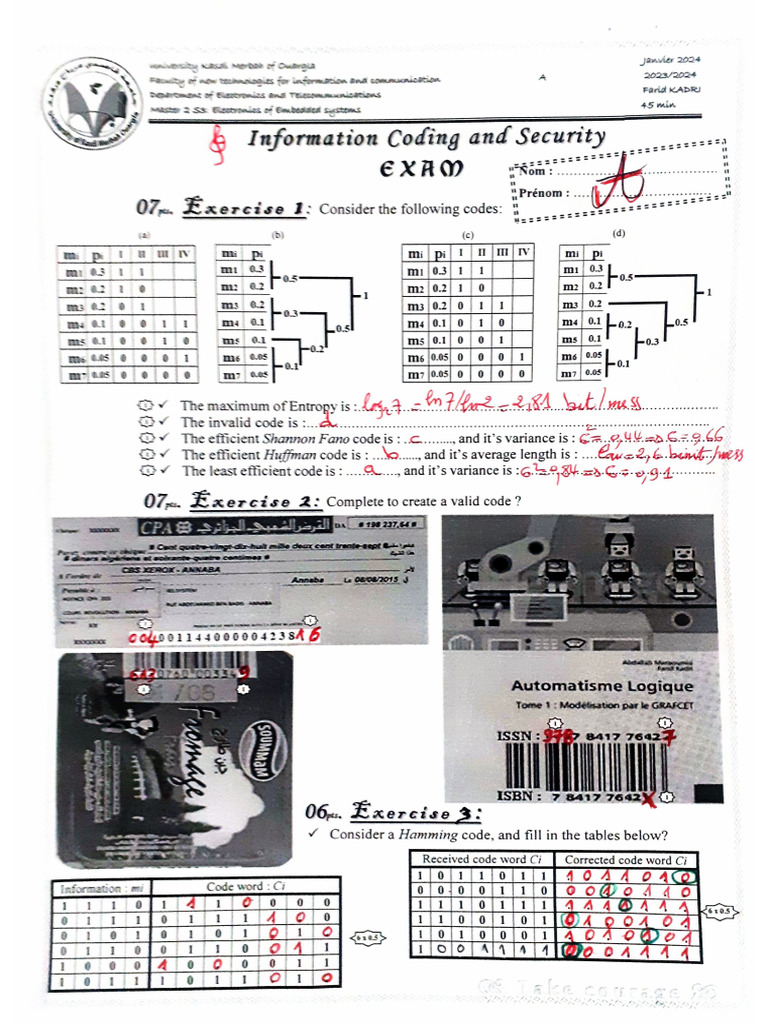 Sol EXAM Inf Cod Sec 23-24 | PDF