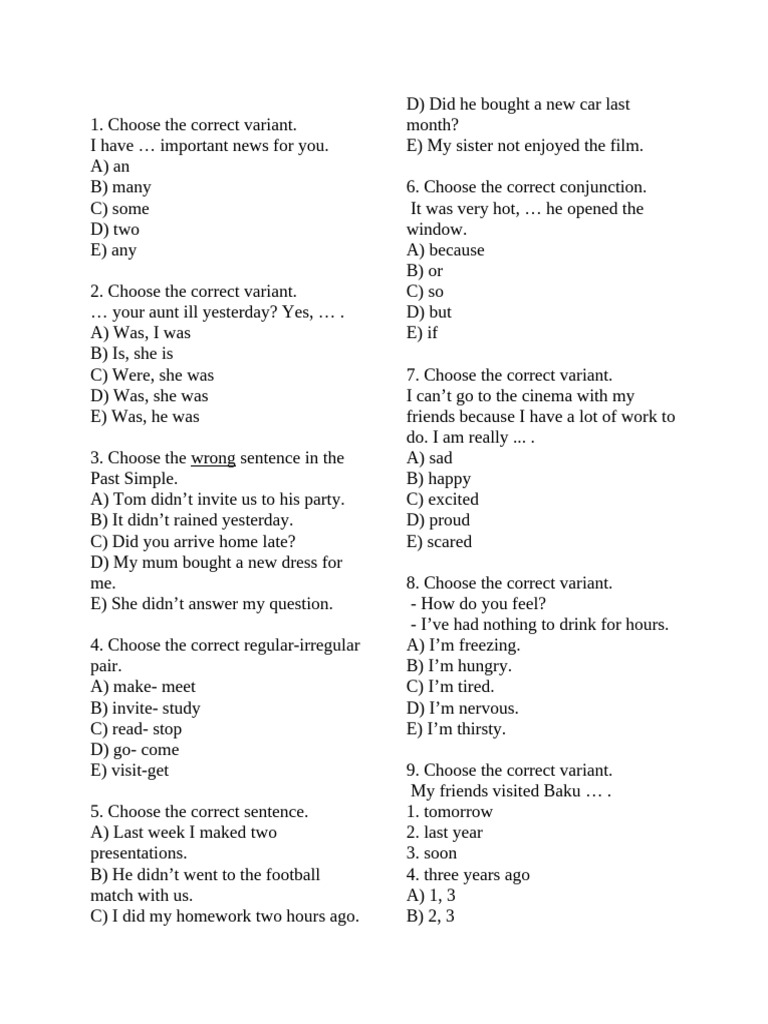 6-cı sinif kuiz 4 2023-2024 | PDF | Kitchen