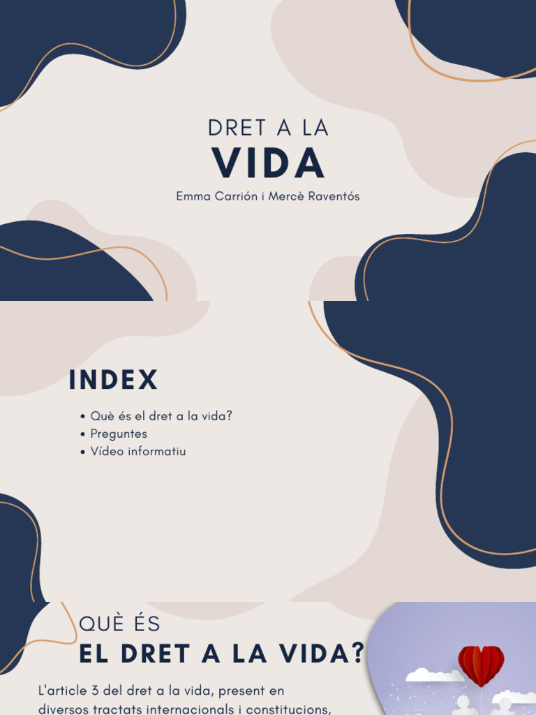 Article 3 Dret A La Vida | PDF