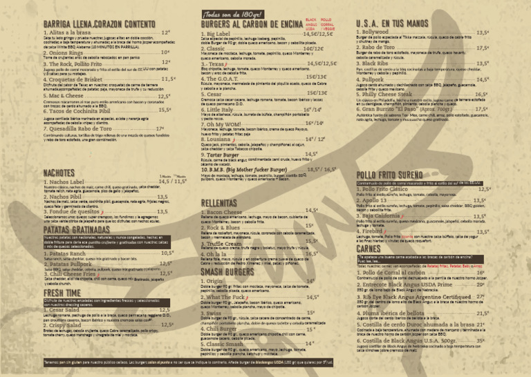 Black Label Menu Mayo Final 2024 Compressed 2 | PDF | Prepared Foods ...