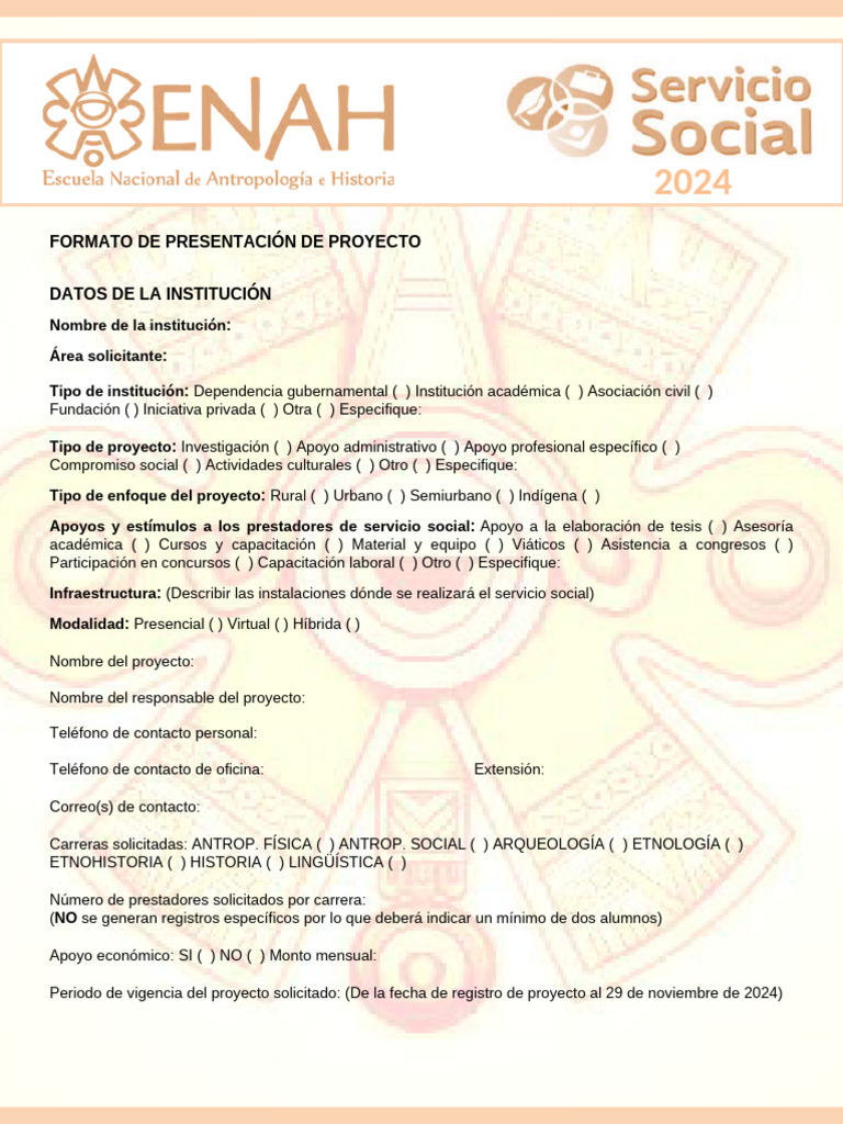 Formato para Presentación de Proyectos | PDF