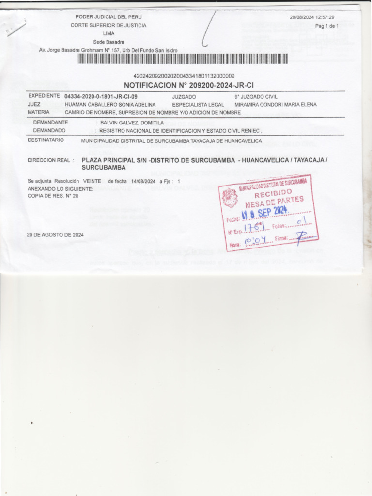 Reporte Envios | PDF