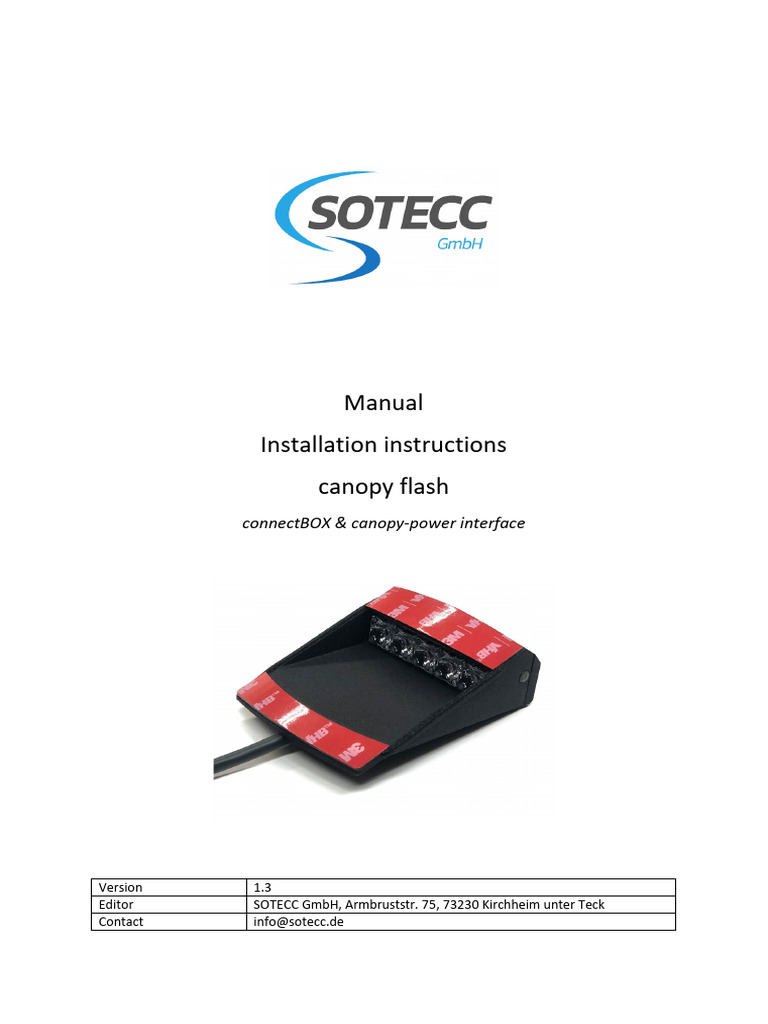 En Manual and Installation Instructions v1.3 Flarm Led | PDF | Light ...