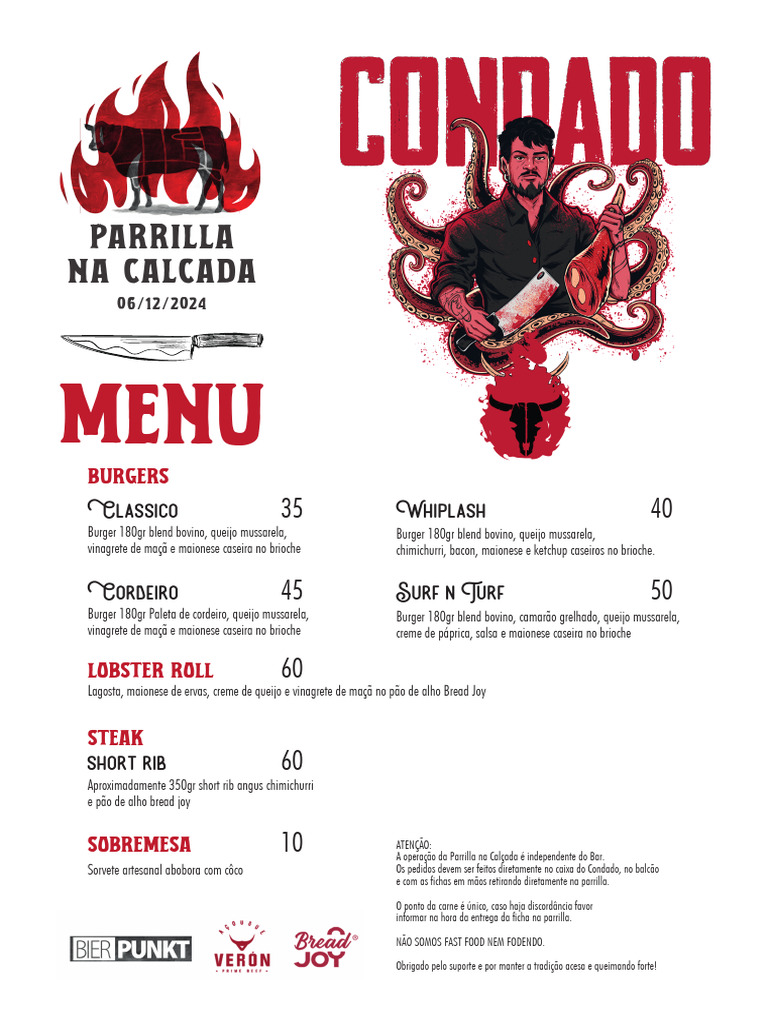 Menu Parrillada | PDF