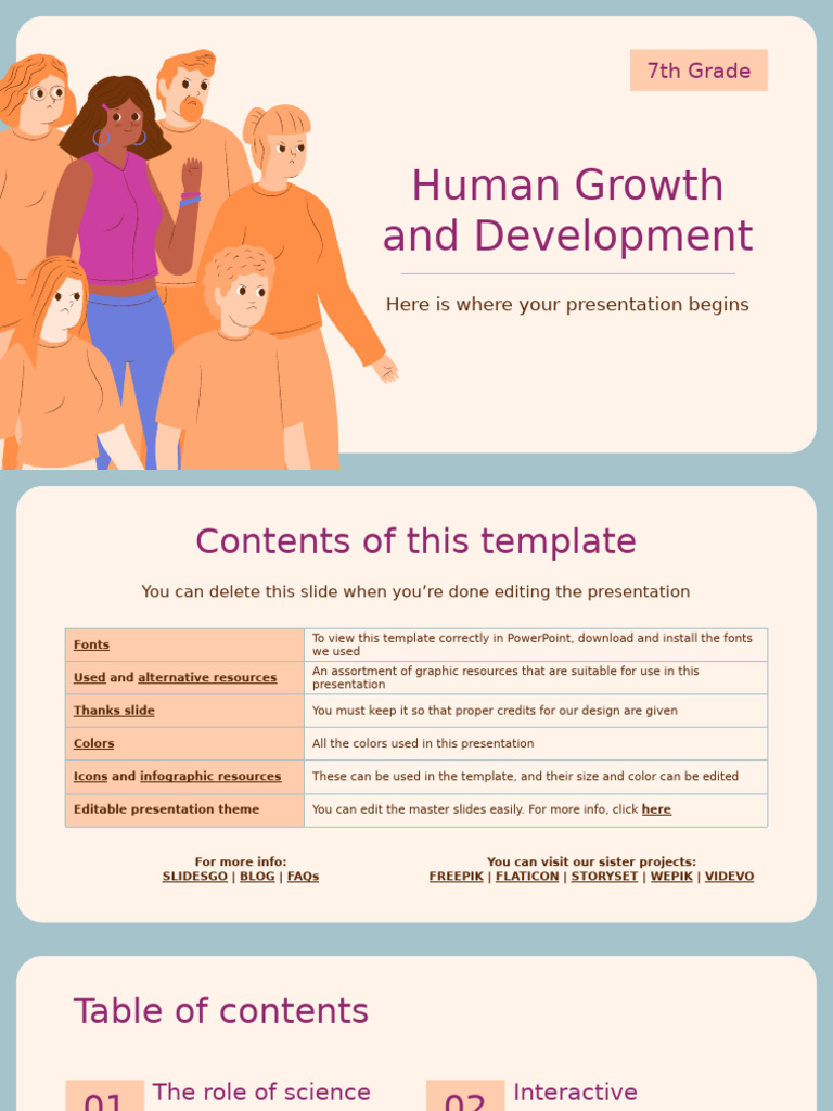 Human Growth and Development by Slidesgo | PDF | Science | Hypothesis