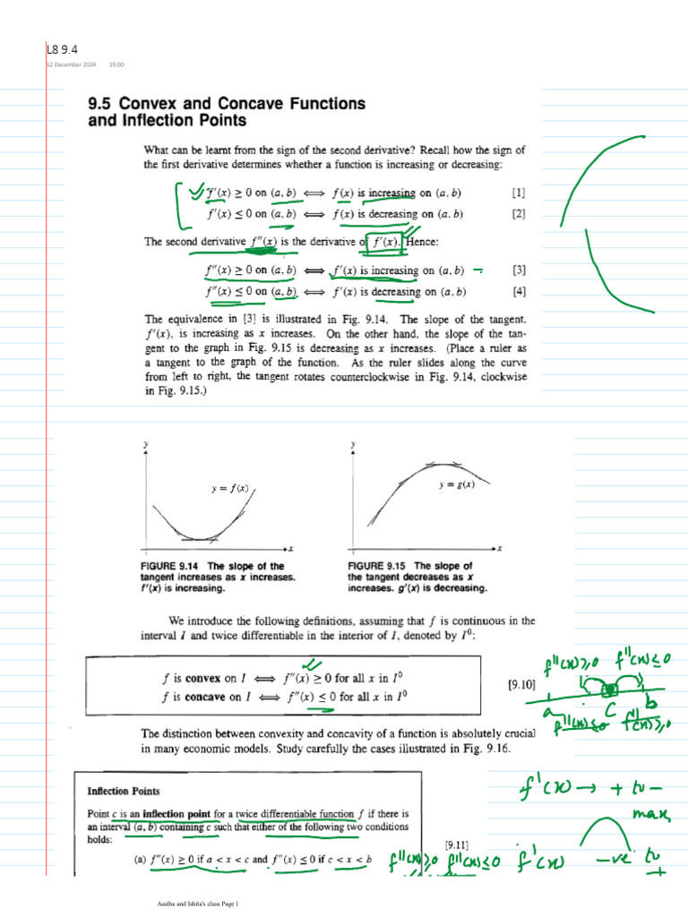 L8 Concavity and convexity 12 Dec | PDF