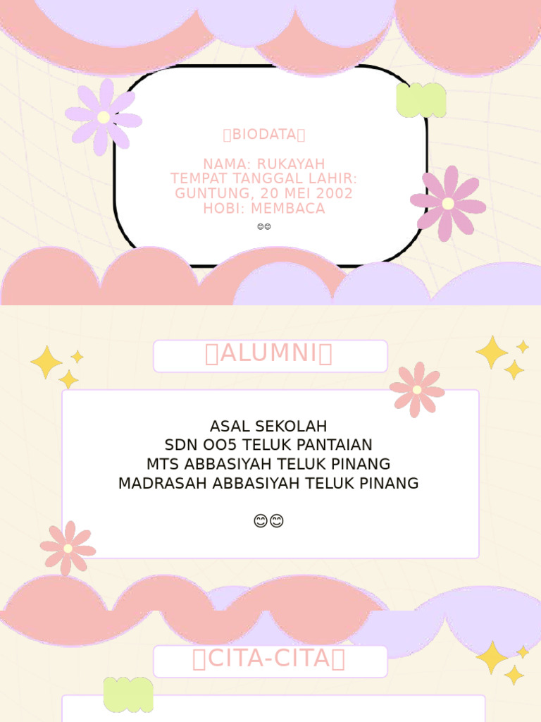 Biodata Rukayah | PDF