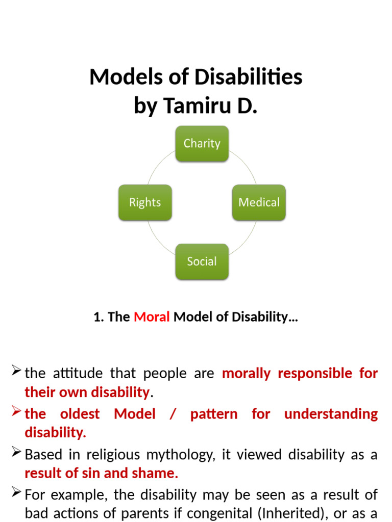 Disability Models (1) | PDF | Disability | Liberal Arts Education