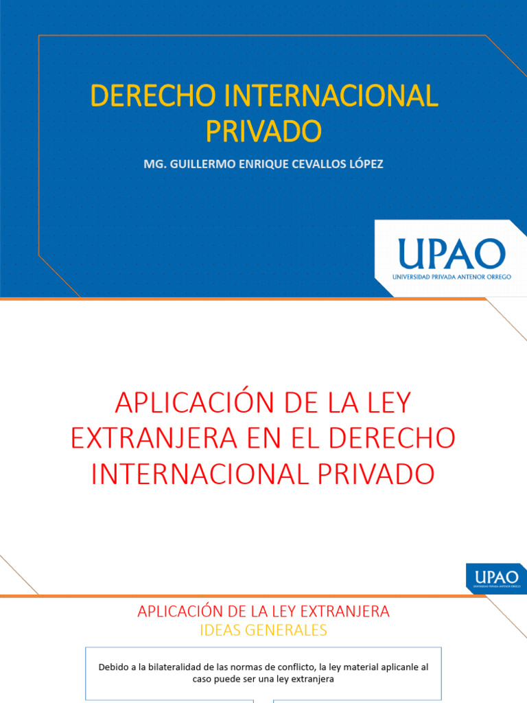 Aplicaci%C3%B3n+de+La+Ley+Extranjera+en+El+DIPriv+%28nuevo+PDF%29 | PDF ...