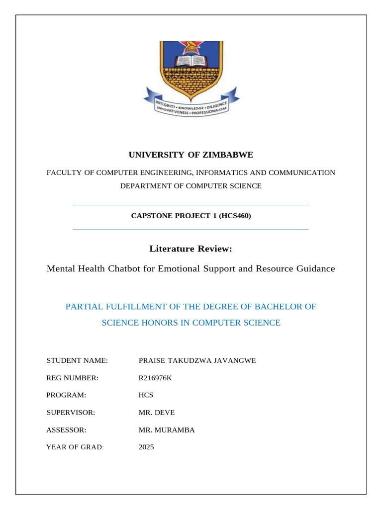 Literature Review - Praise Javangwe R216976K HCS | PDF | Usability ...