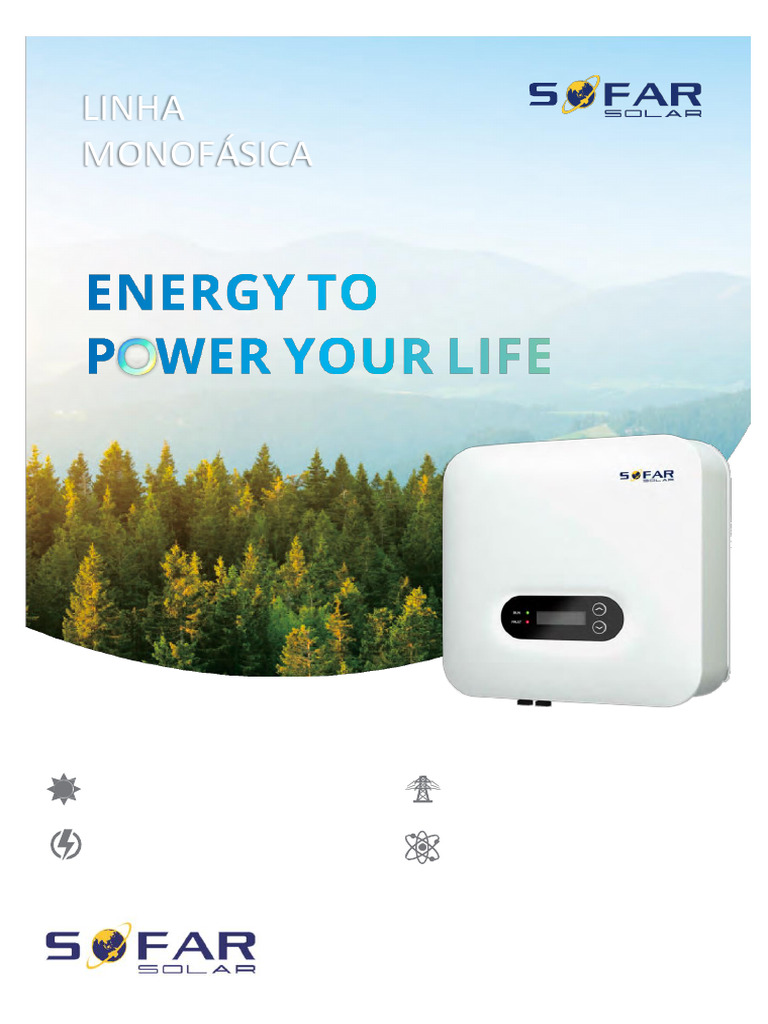 Datasheet_Inversor_Sofar_3k_TL-G3_1 | PDF | Eletricidade | Quantidade