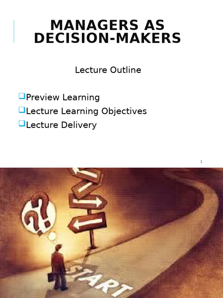 Principle of Management | PDF | Decision Making | Rationality