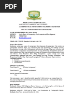 Class 11 Geography Practical File Complete | PDF | Map | Contour Line