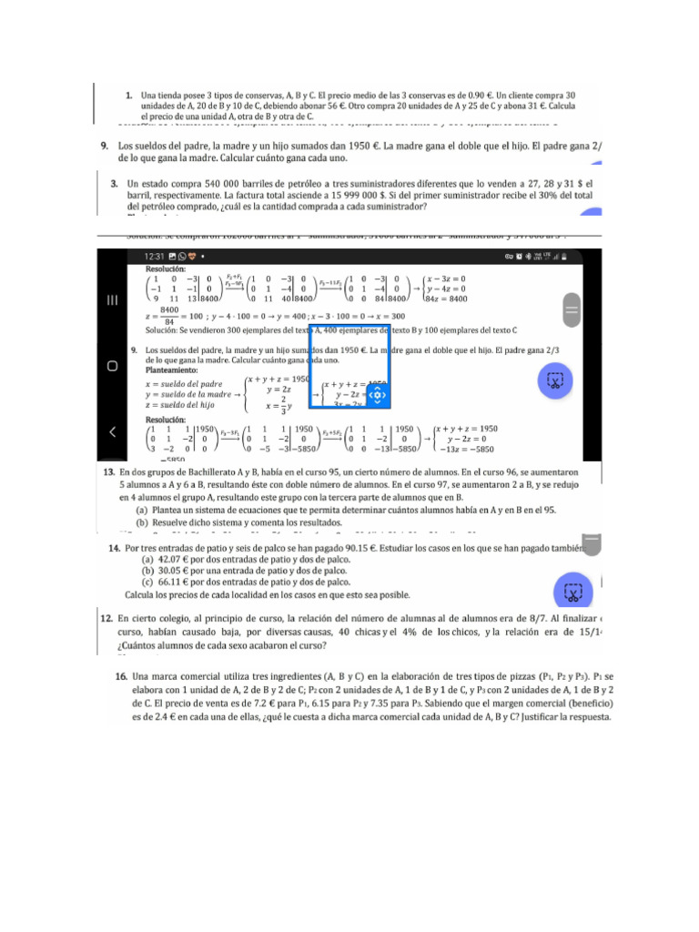 Ejercicios De Algebra Pdf