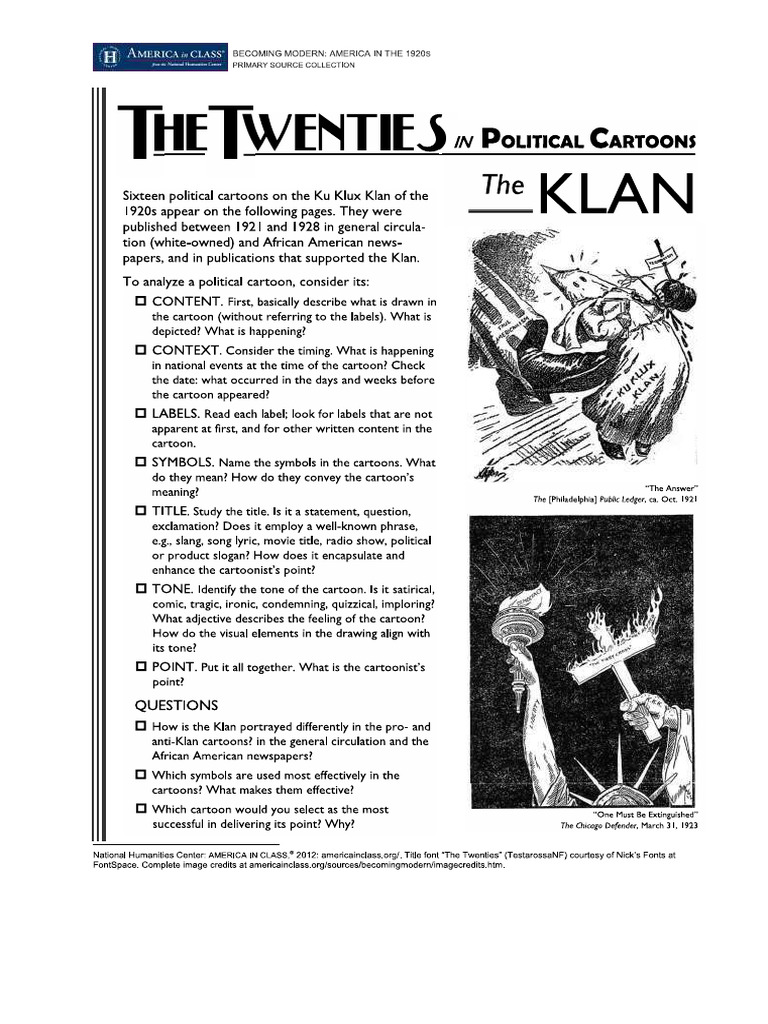 KKK_Cartoons | PDF