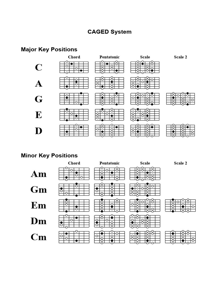 CAGED System Scales | PDF