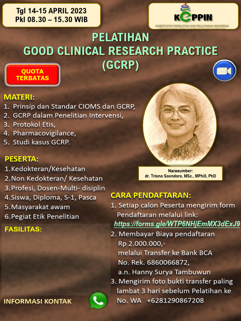 Flyer Pelatihan GCRP 2023 | PDF