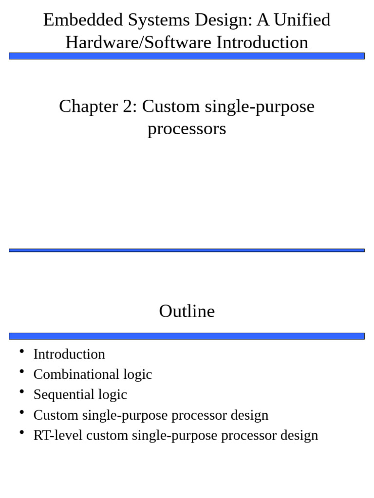 Lecture#3 Chapter2 CustomSPP Hardware | PDF | Logic Gate | Cmos