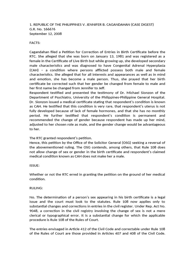 CASE DIGEST | PDF | Divorce | Marriage