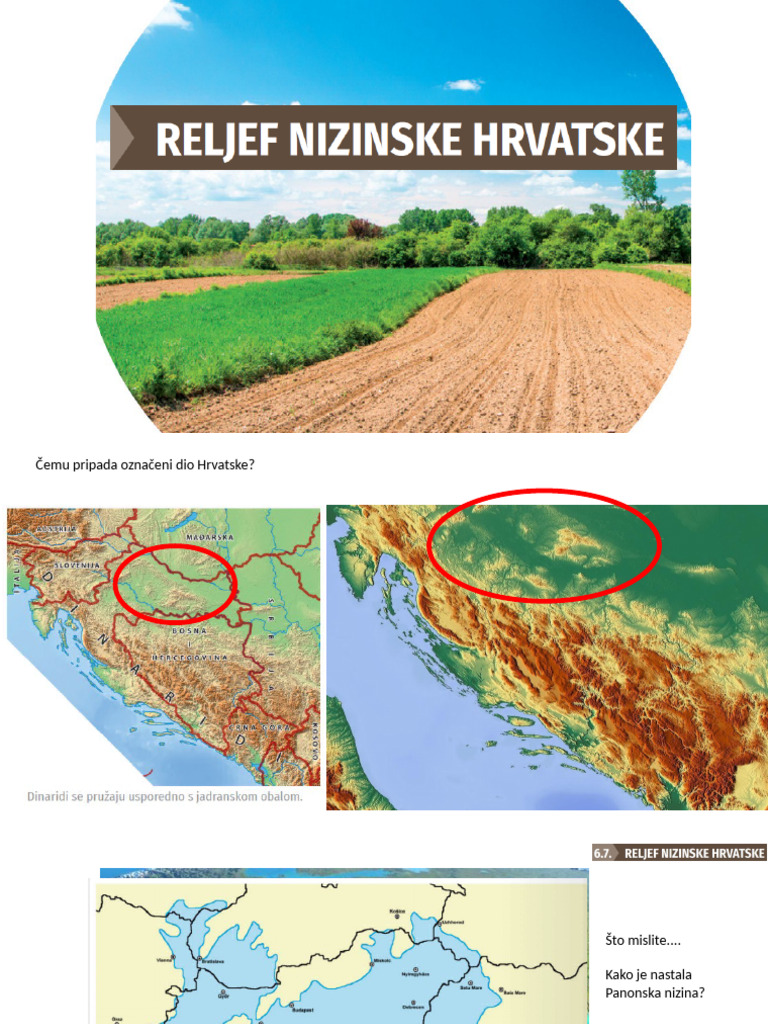 6.7. Reljef Nizinske Hrvatske | PDF