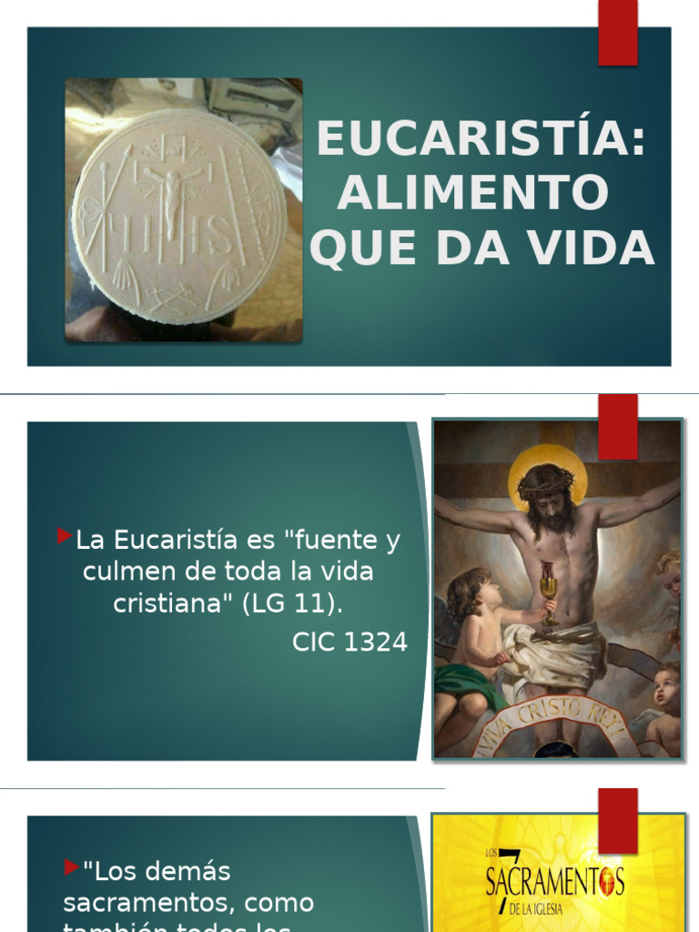 Eucaristia Alimento Que Da Vida | PDF