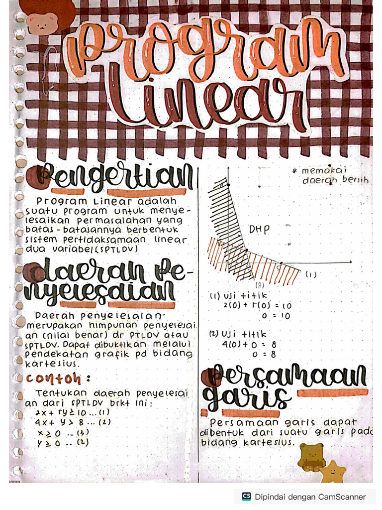 Program Linear | PDF