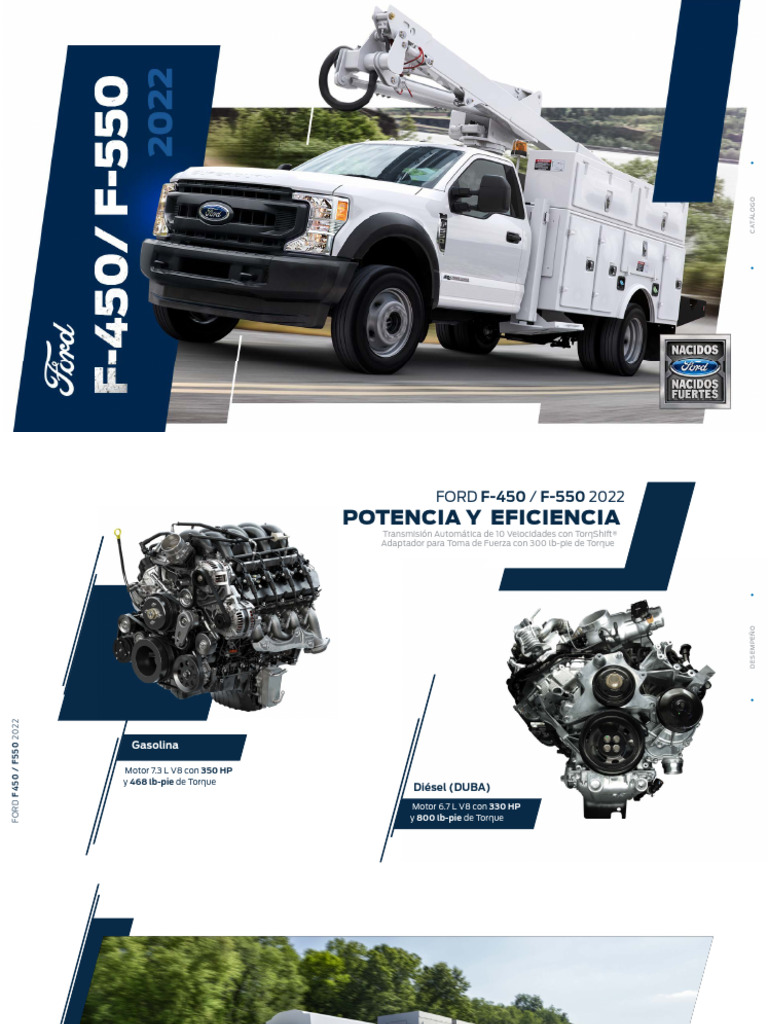 Ford f450 f550 2022 Super Duty Catalogo Descargable | PDF | Eje ...