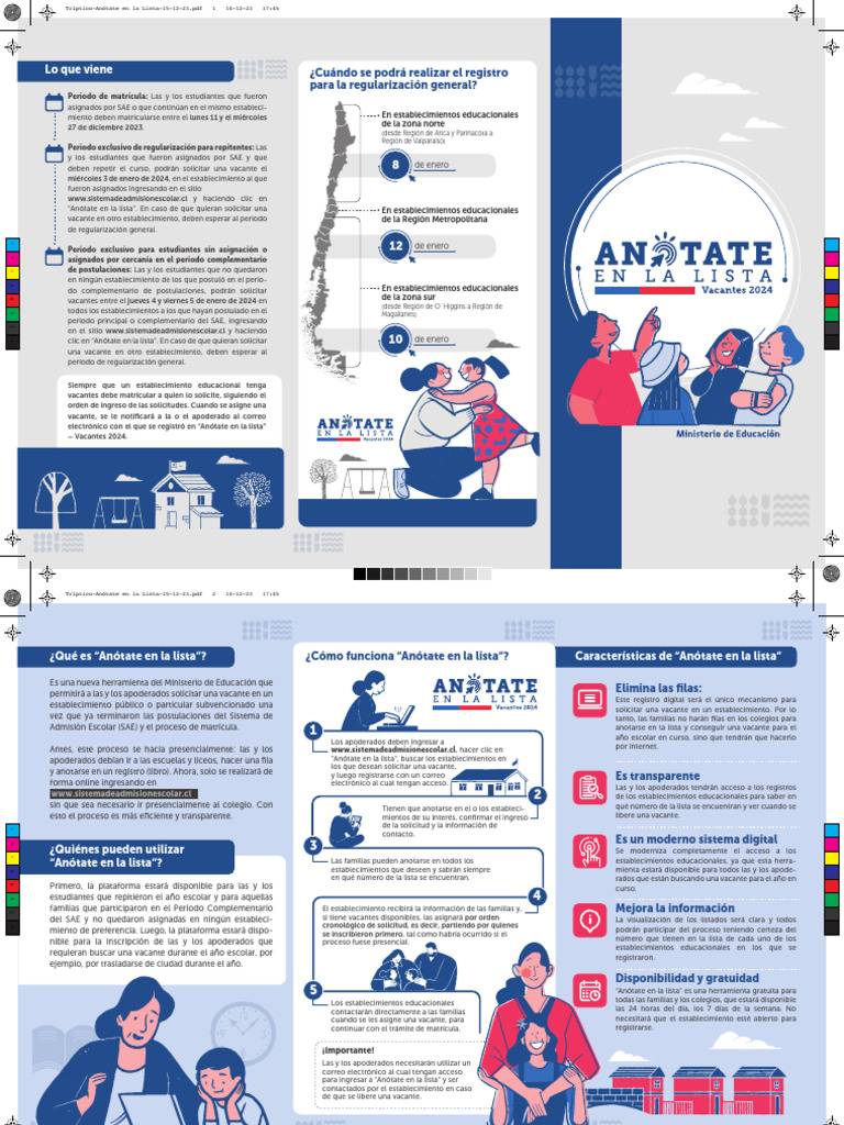 Triptico Anotate en La Lista 15-12-23 Compressed | PDF