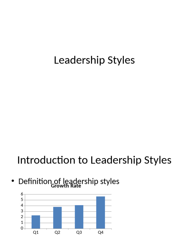 Leadership Styles With Visuals | PDF