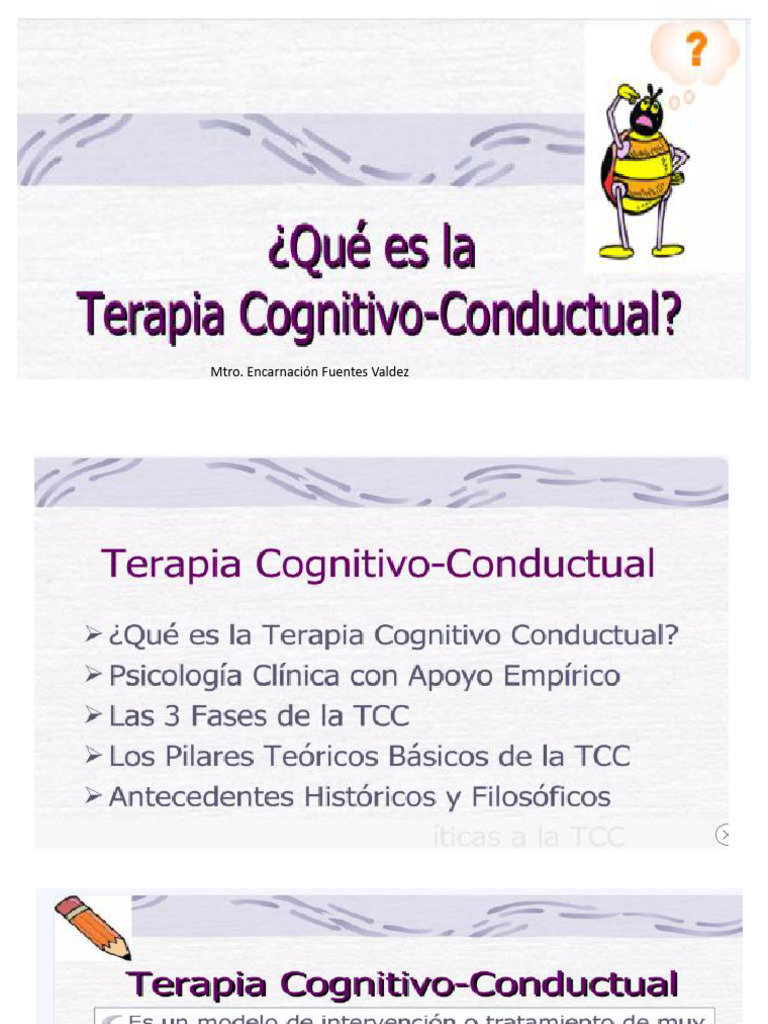 Terap Cognit-Conduct Part I Ovop | PDF
