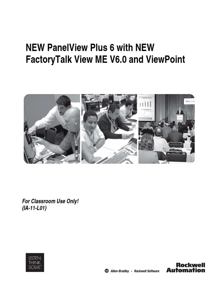 L01 - FactoryTalk View Machine Edition V6.0 | PDF | World Wide Web | Internet & Web