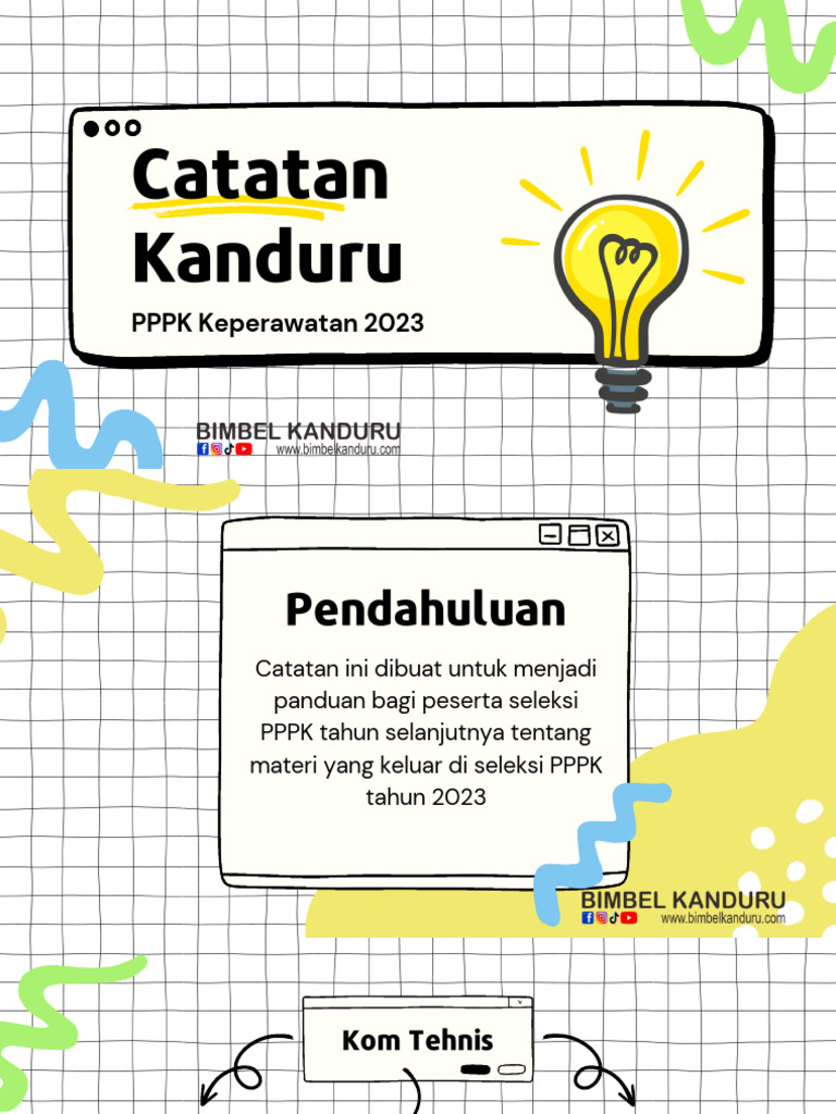 Catatan Kanduru PPPK 2023 | PDF