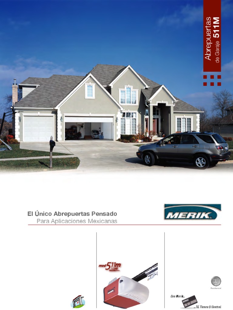 Merik Puertas Automaticas | PDF | Control remoto | Acero