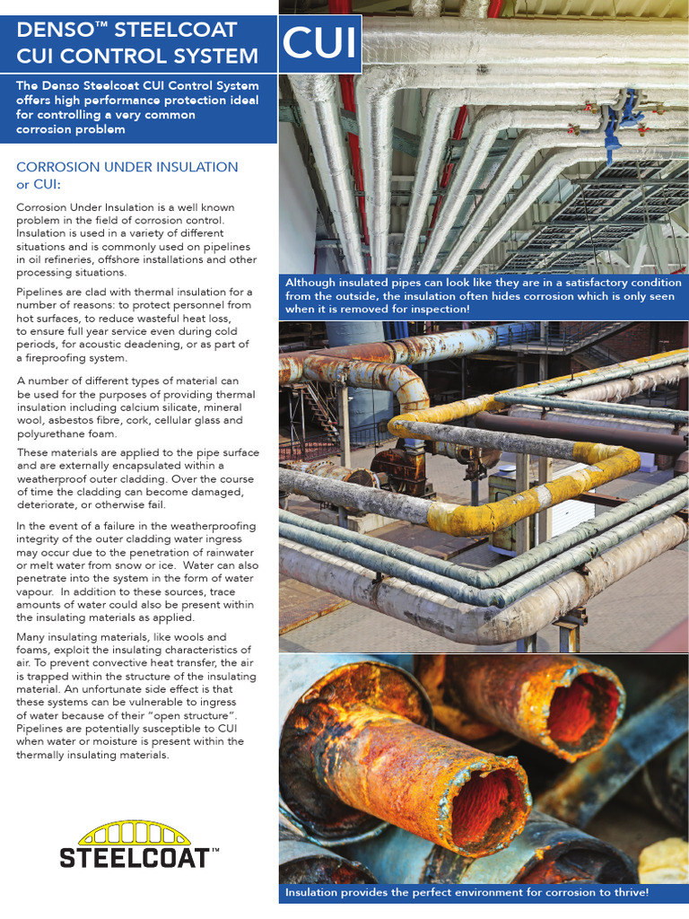 Corrosion Under Insulation Solutions | PDF | Thermal Insulation | Corrosion