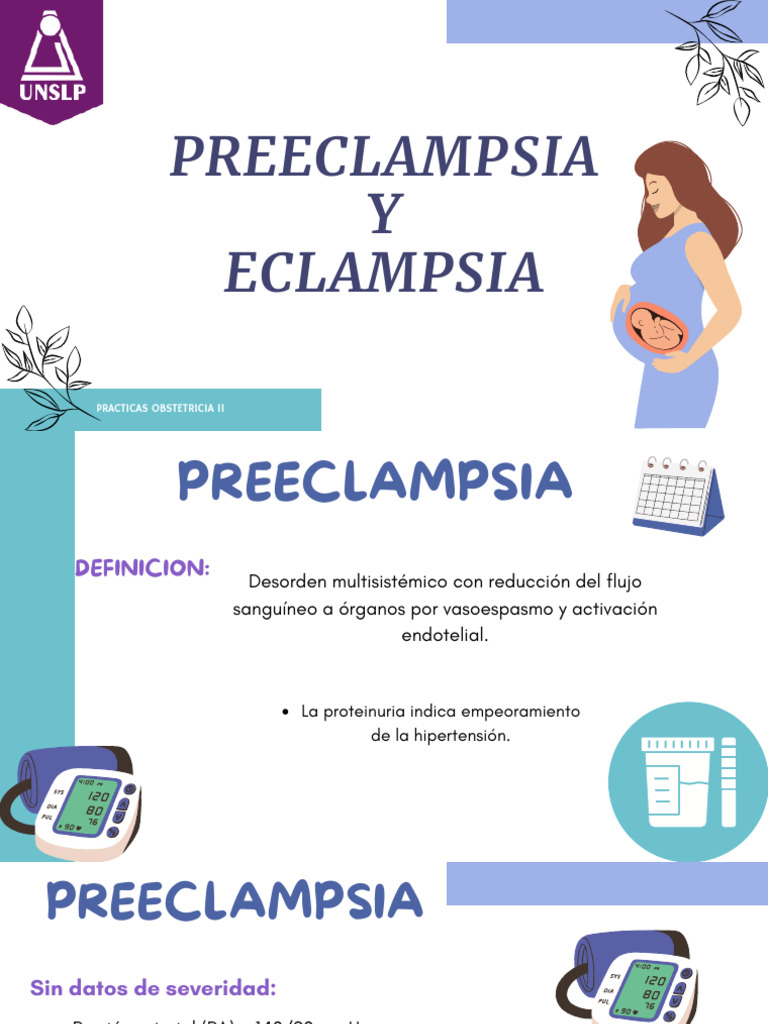 Preeclampsia y Eclampsia: Guía Clínica | PDF | Especialidades Medicas ...