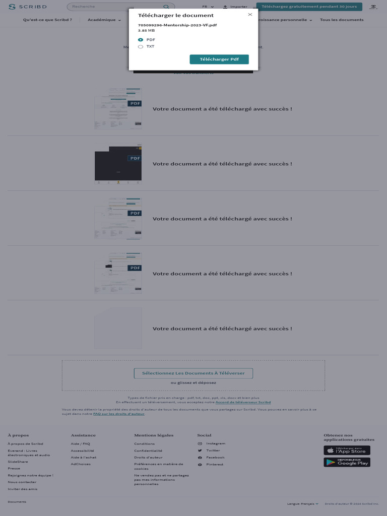 Téléverser Un Document Scribd 5 | PDF | Logiciel | Technologie numérique
