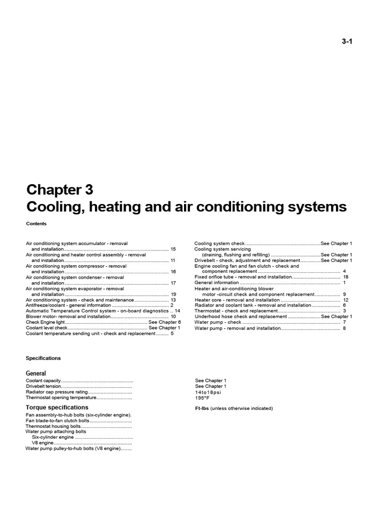 Haynes Book Chapter 3 | PDF | Thermostat | Building Automation