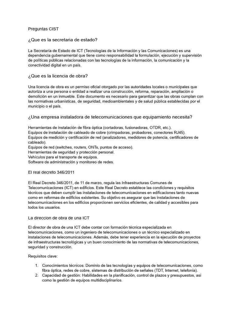 Repaso para Cist | PDF | Telecomunicaciones | Ingeniería en telecomunicaciones