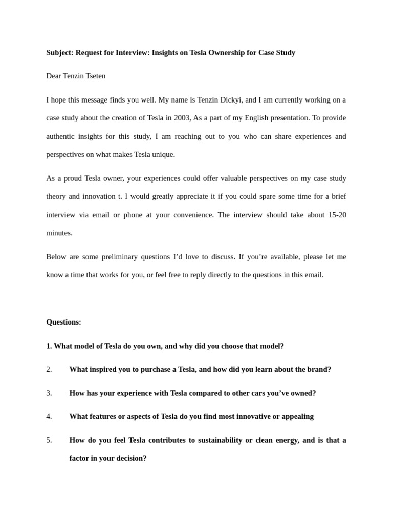 Interview | PDF