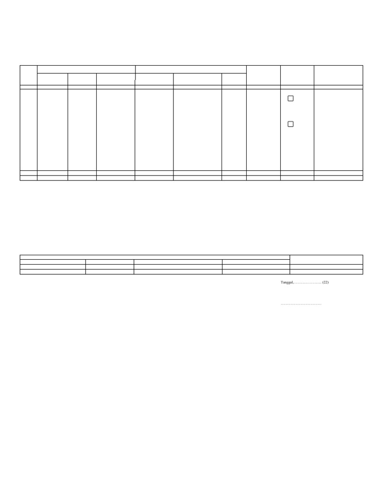 Contoh Pengisian Form Format Akpk | PDF