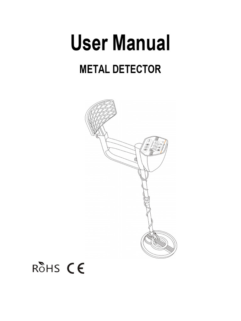 User Manual: Metal Detector | PDF | Metal Detector | Manufactured Goods