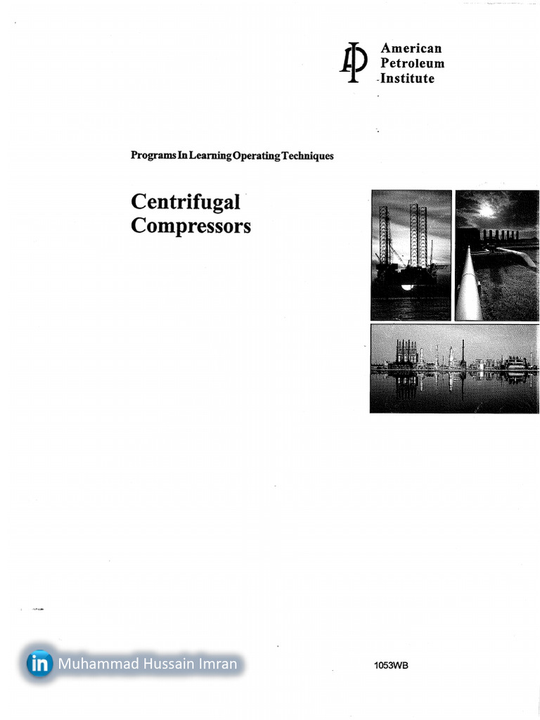 API Centrifugal Compressors | PDF