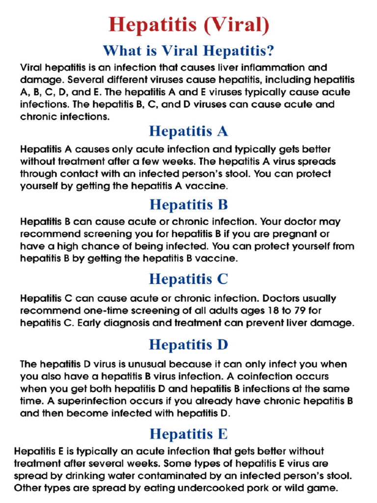 Viral Hepatitis | PDF