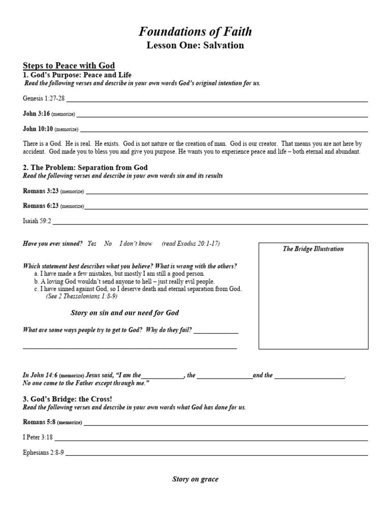 discipleship-lesson-1 | PDF | Jesus | Sin