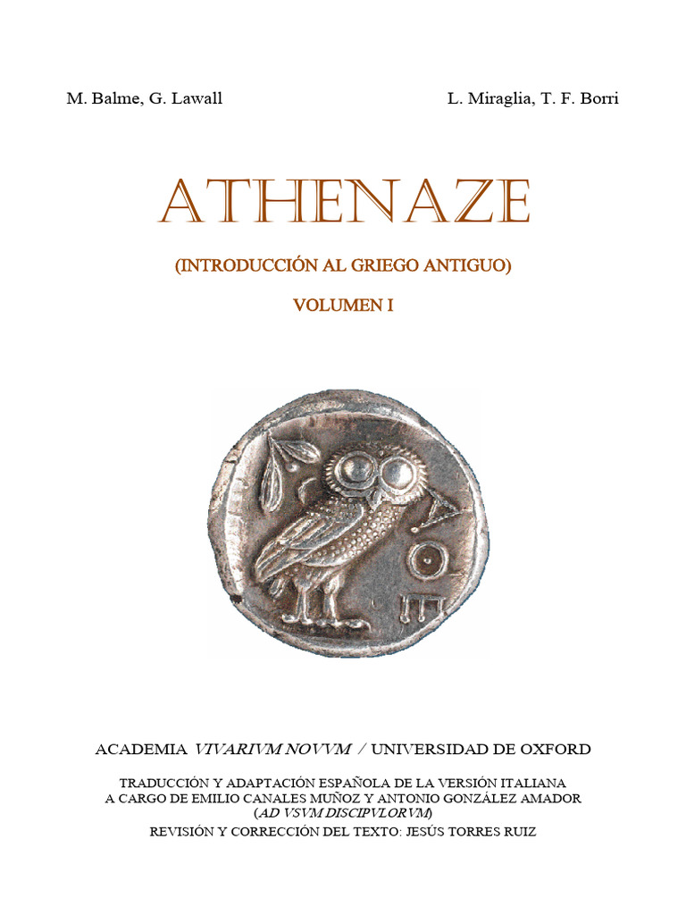 Athenaze Cap. 1 - 2 | PDF | Antigua Grecia | Lingüística