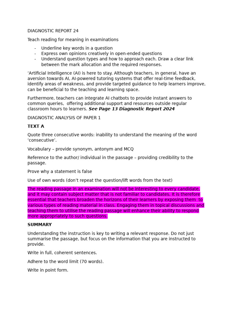 2024 EFAL Revision Doc | PDF | Artificial Intelligence | Intelligence (AI) & Semantics